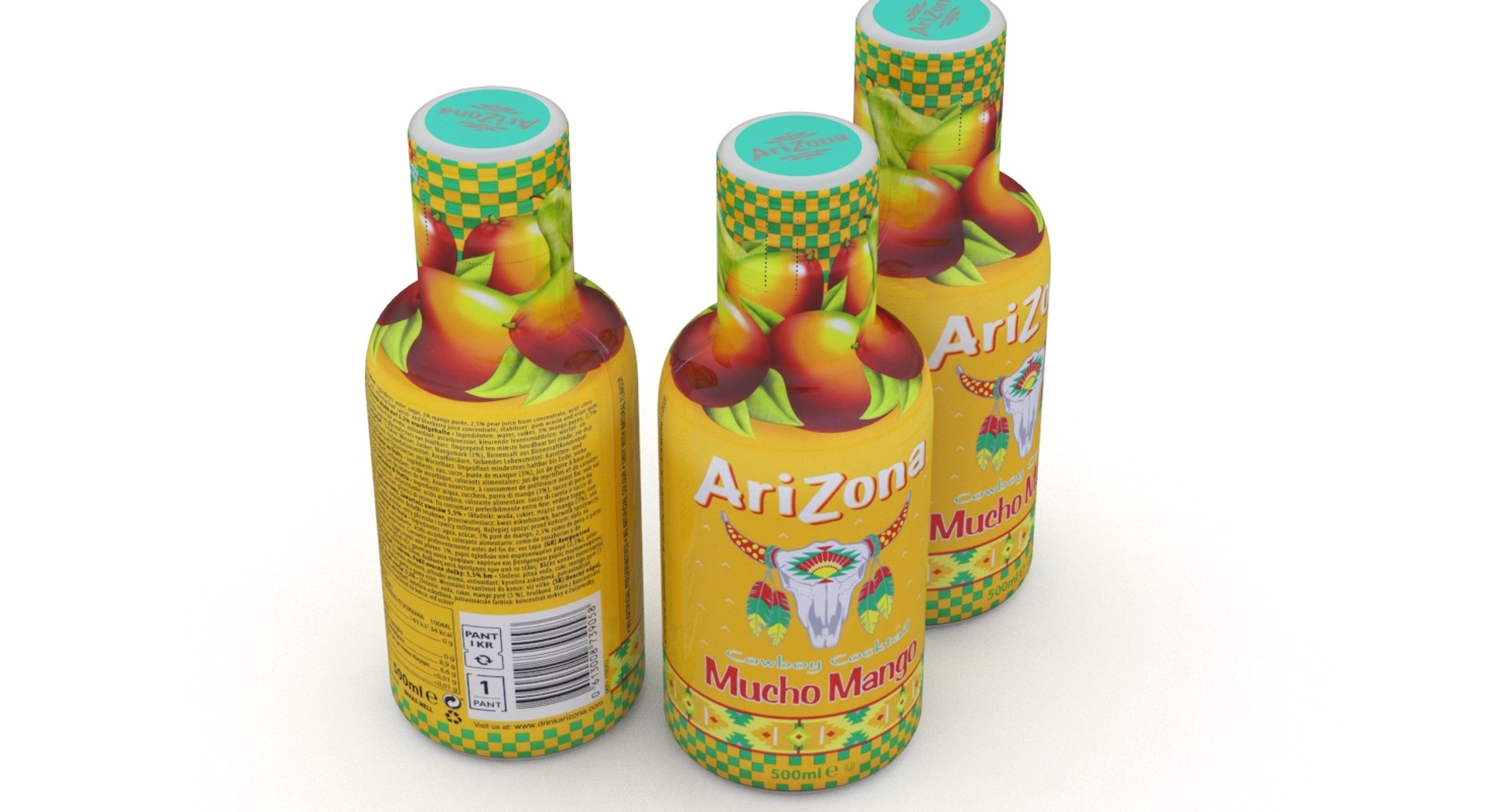 Arizona Beverage Bottle 3D - TurboSquid 1212554