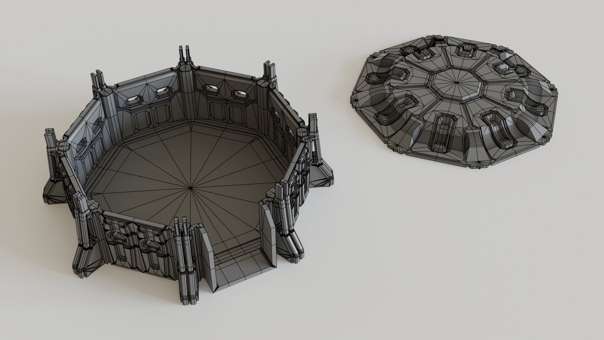 3D model military bunker tabletop scenery - TurboSquid 1562297