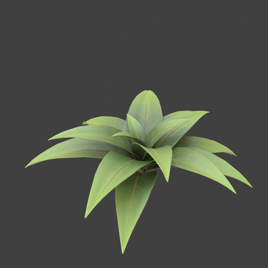 Cartoon Bush Model - TurboSquid 1366511
