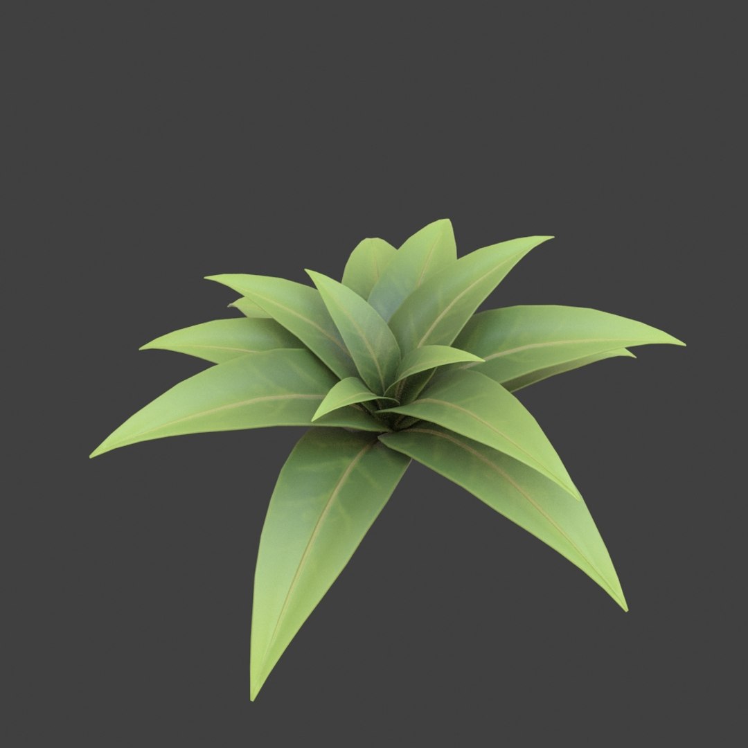 Cartoon Bush Model - TurboSquid 1366511