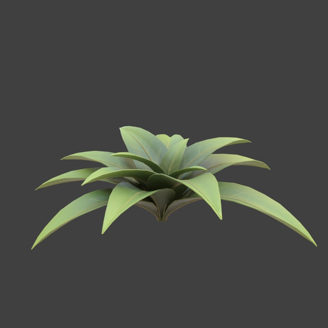 Cartoon Bush Model - TurboSquid 1366511