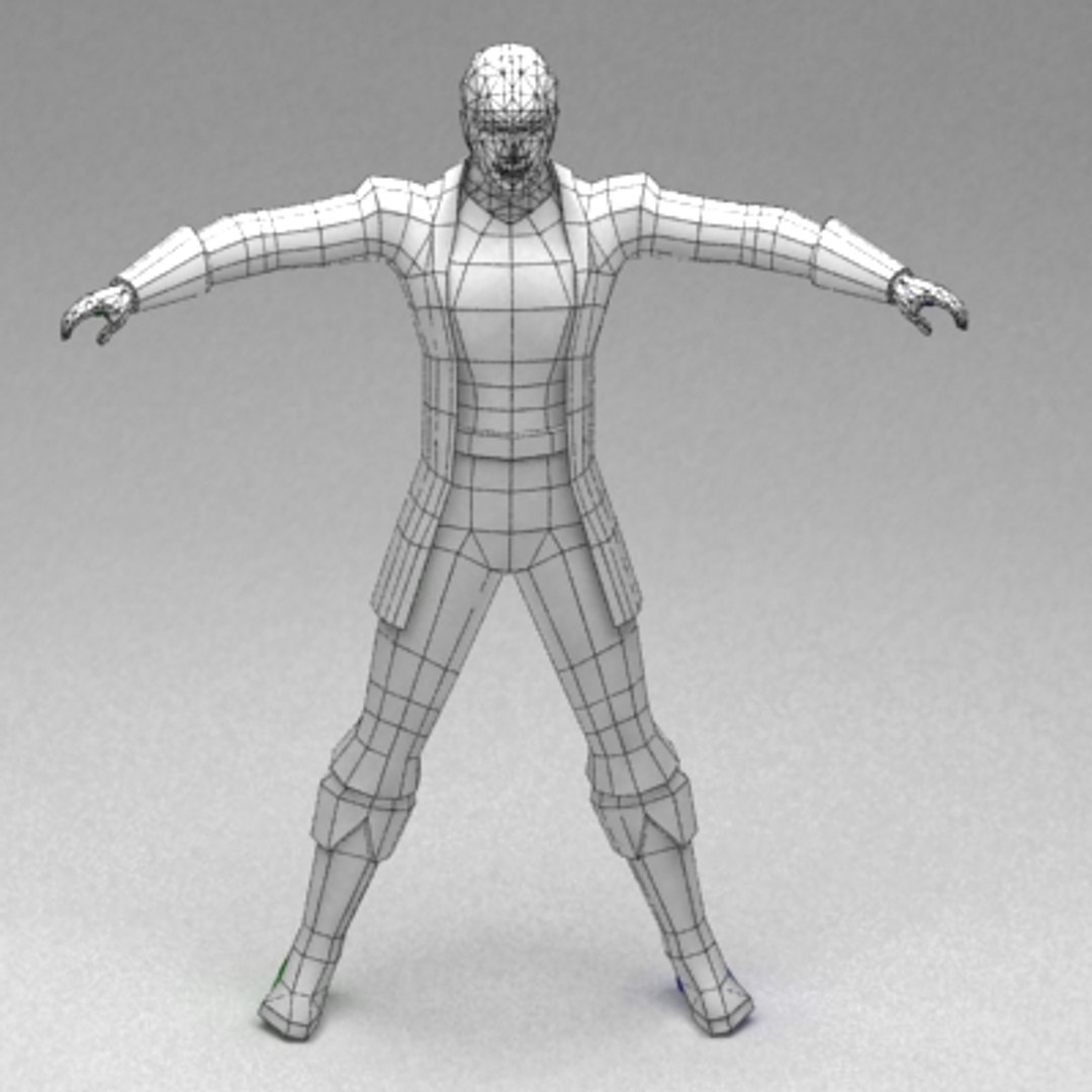 Merchant Townsman 3d Max