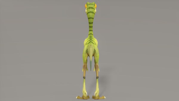 modelo 3d Personaje De Dibujos Animados Compy - Dinosaurio ...