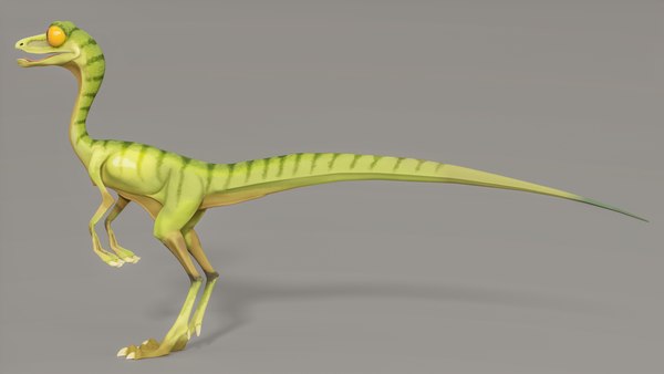 modelo 3d Personaje De Dibujos Animados Compy - Dinosaurio ...