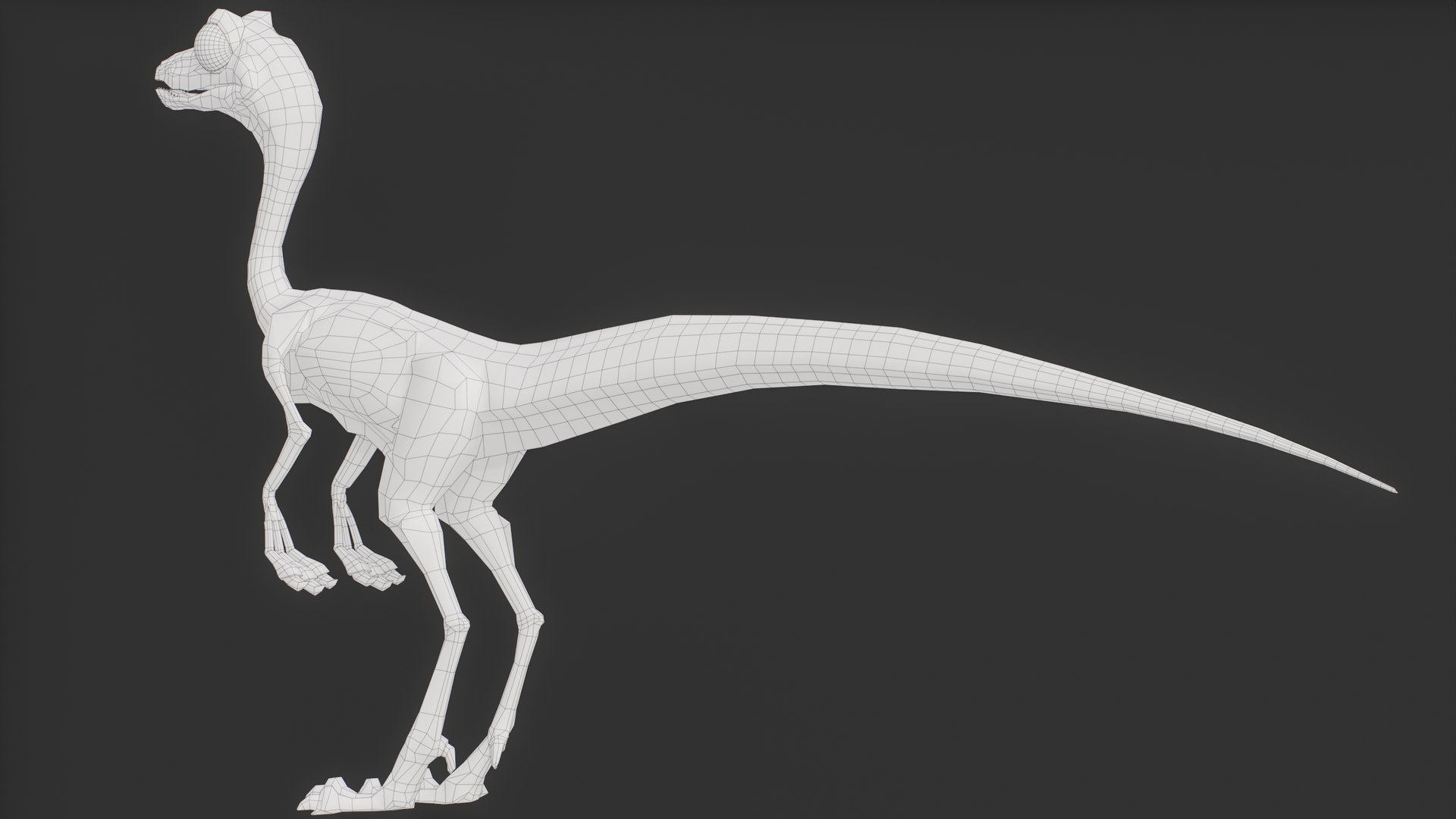 3D Cartoon Character Compy - Dinosaur Compsognathus PBR - TurboSquid ...