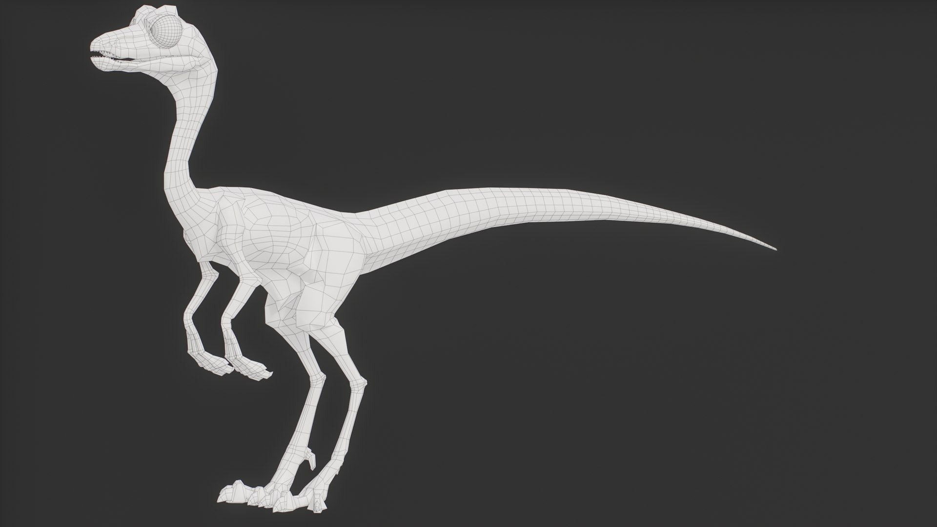 3D Cartoon Character Compy - Dinosaur Compsognathus PBR - TurboSquid ...