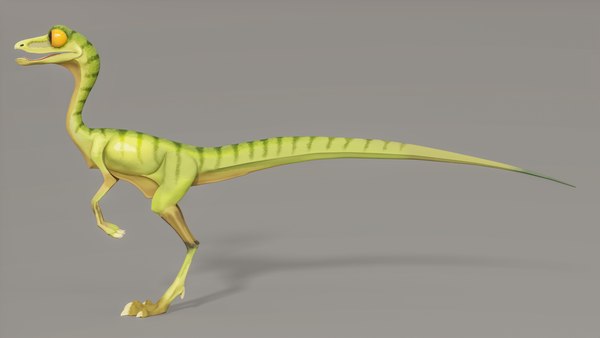modelo 3d Personaje De Dibujos Animados Compy - Dinosaurio ...