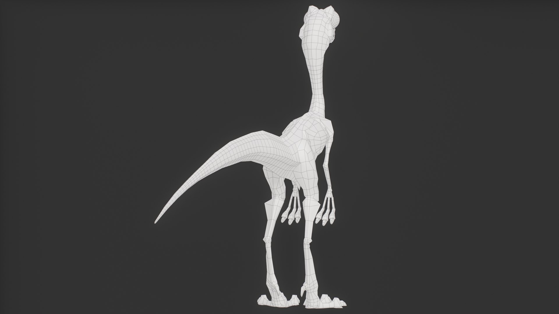 3D Cartoon Character Compy - Dinosaur Compsognathus PBR - TurboSquid ...
