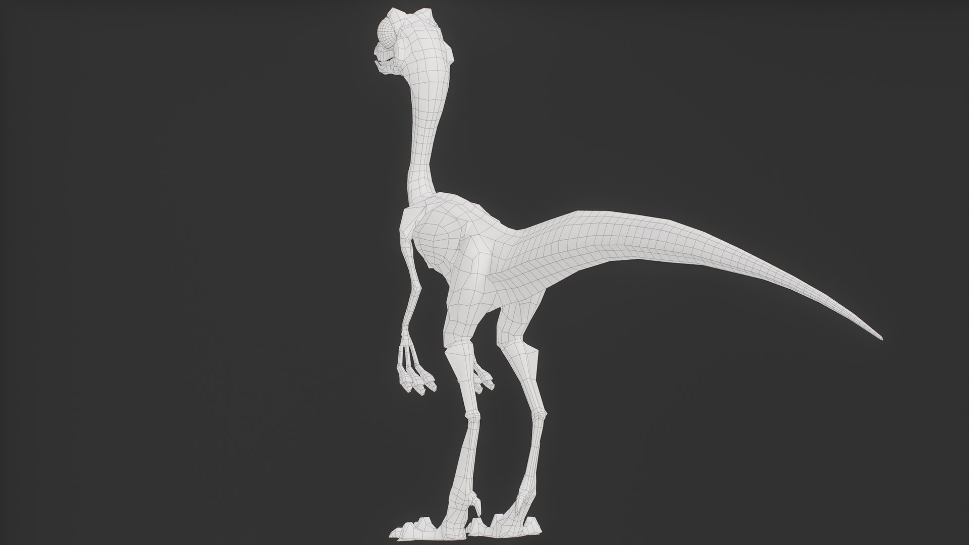 3D Cartoon Character Compy - Dinosaur Compsognathus PBR - TurboSquid ...