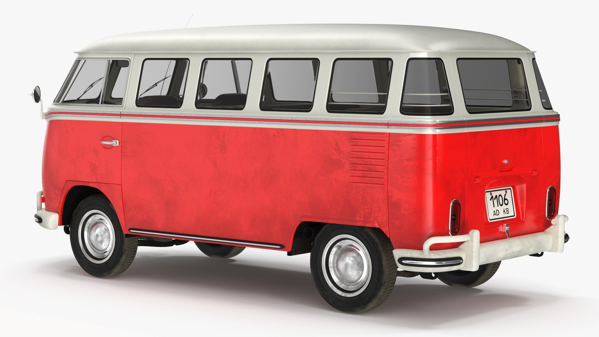 Classic Volkswagen Type 2 Bus 3D - TurboSquid 2264689