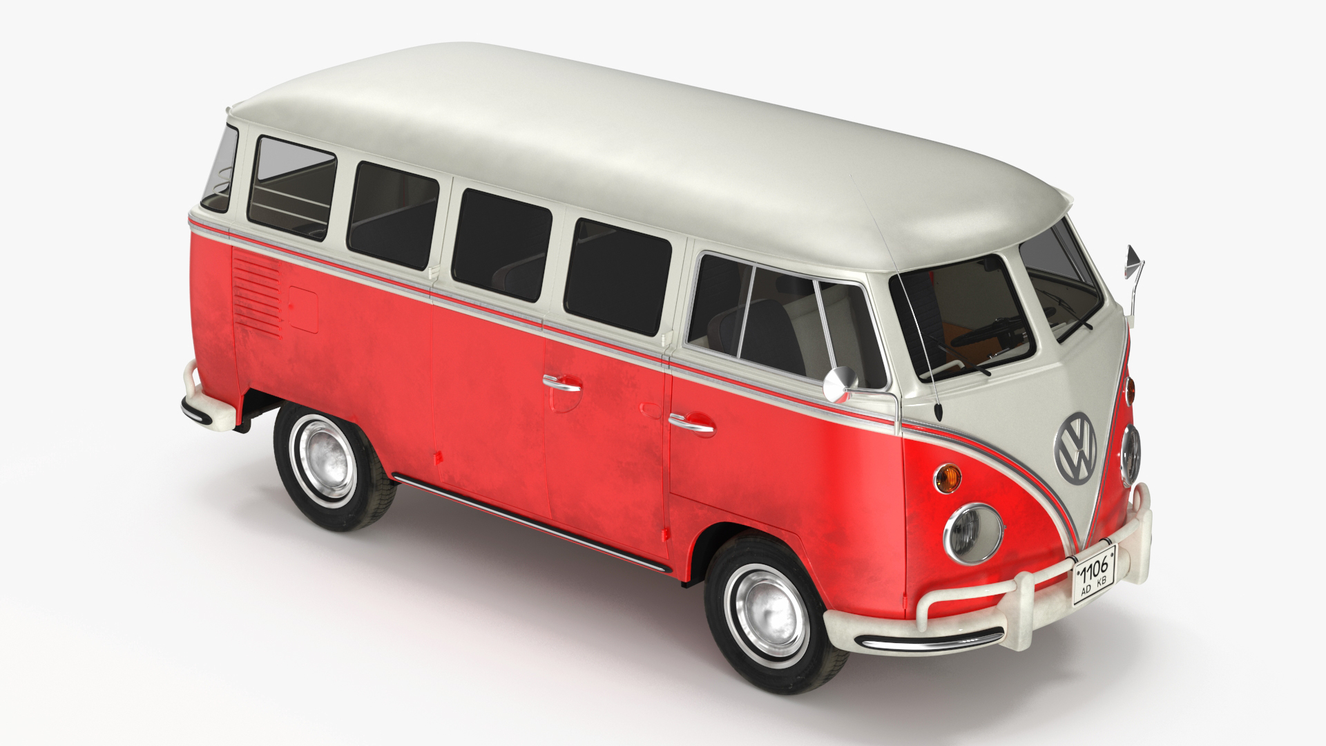 Classic Volkswagen Type 2 Bus 3D - TurboSquid 2264689