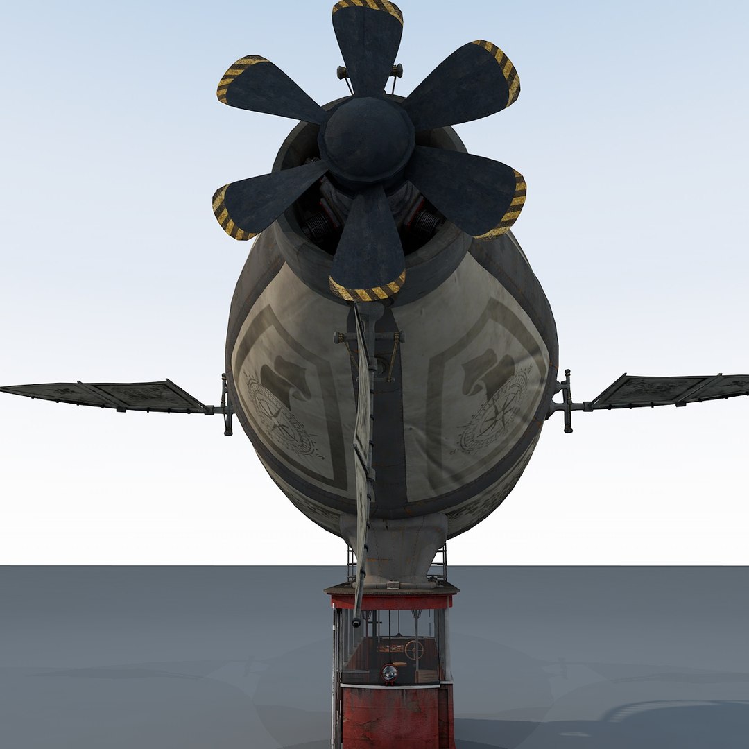 Fantasy Zeppelin 3D Model - TurboSquid 1176236