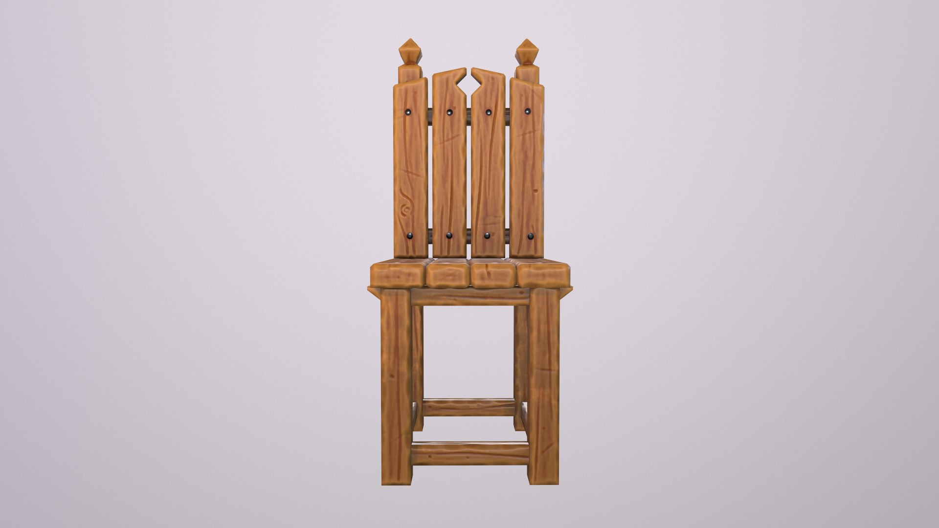 Stylized Medieval Chair Model - TurboSquid 1955211