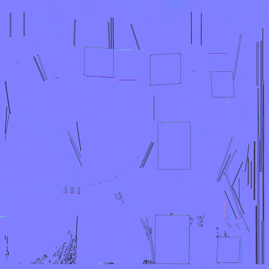 3D Model Note Board Stand - TurboSquid 2279436