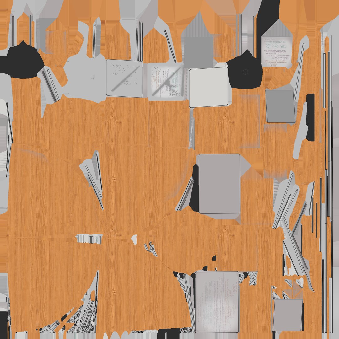 3D Model Note Board Stand - TurboSquid 2279436