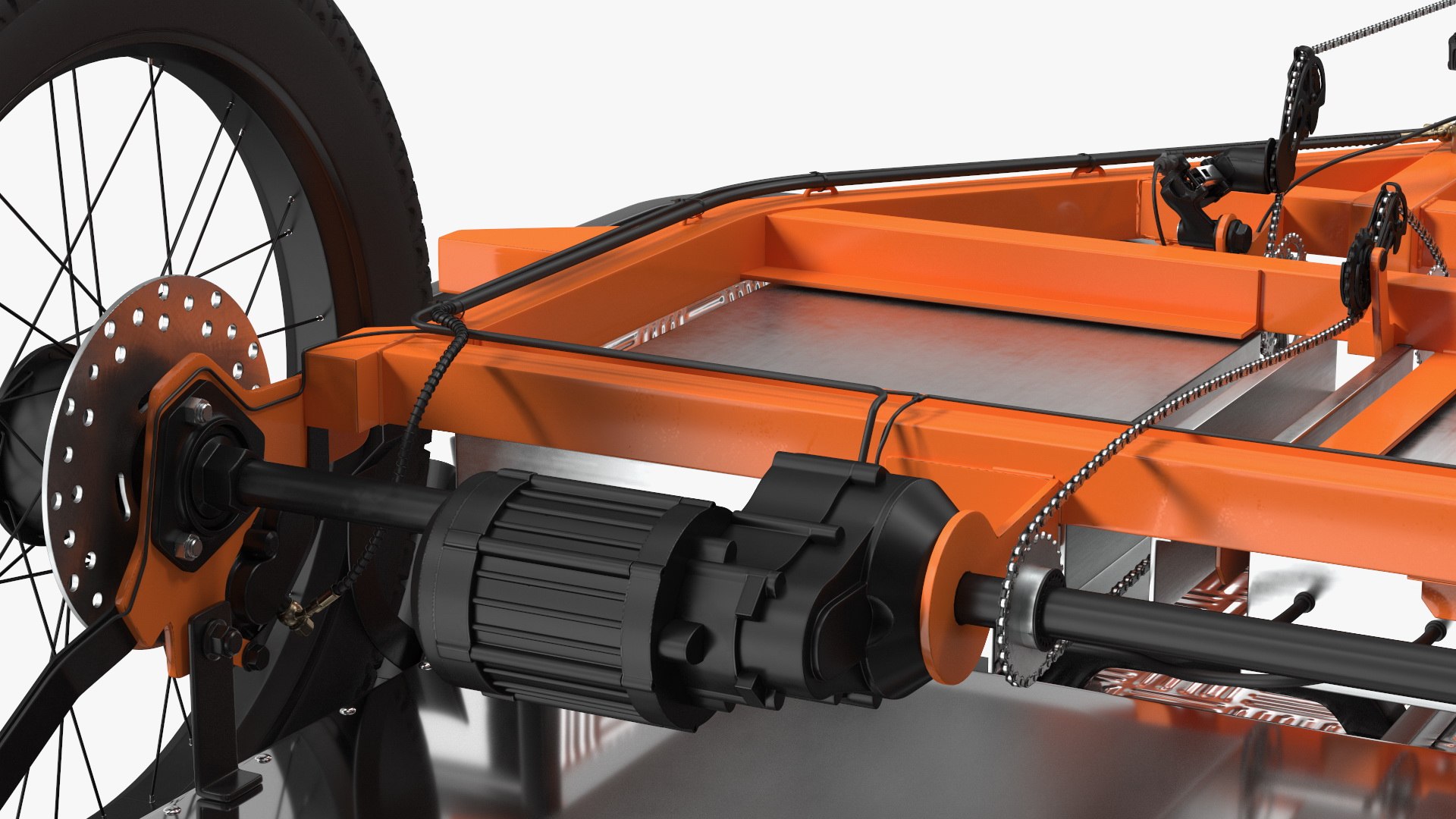 3D Rad Power Bike RadBurro With Passenger Seat Model - TurboSquid 1925409