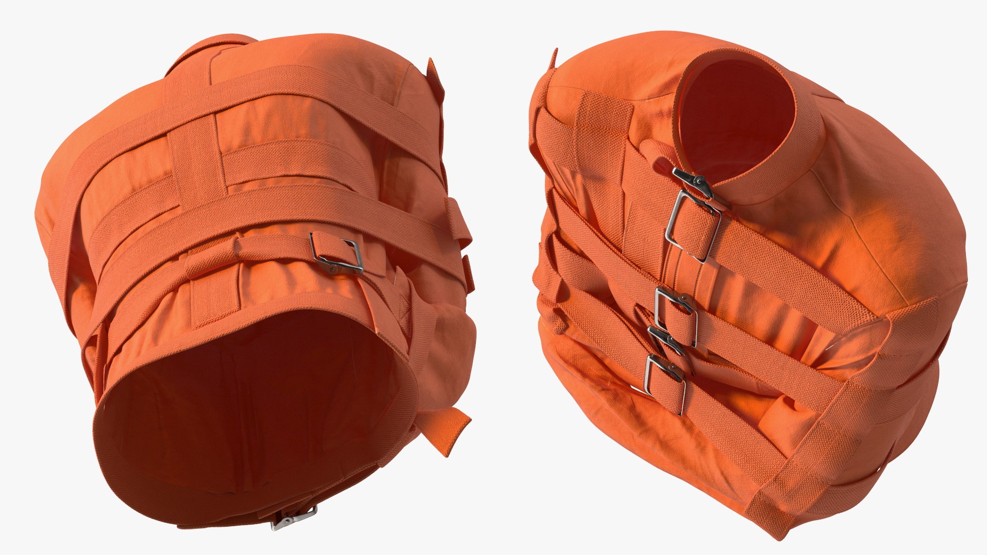 Straitjacket Restraint Outfit Orange 3D Model - TurboSquid 2291255