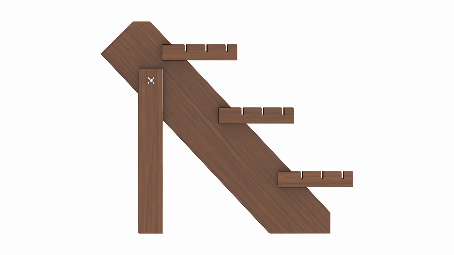 Store Wooden Display Stand 3-tier 3D Model - TurboSquid 2188007