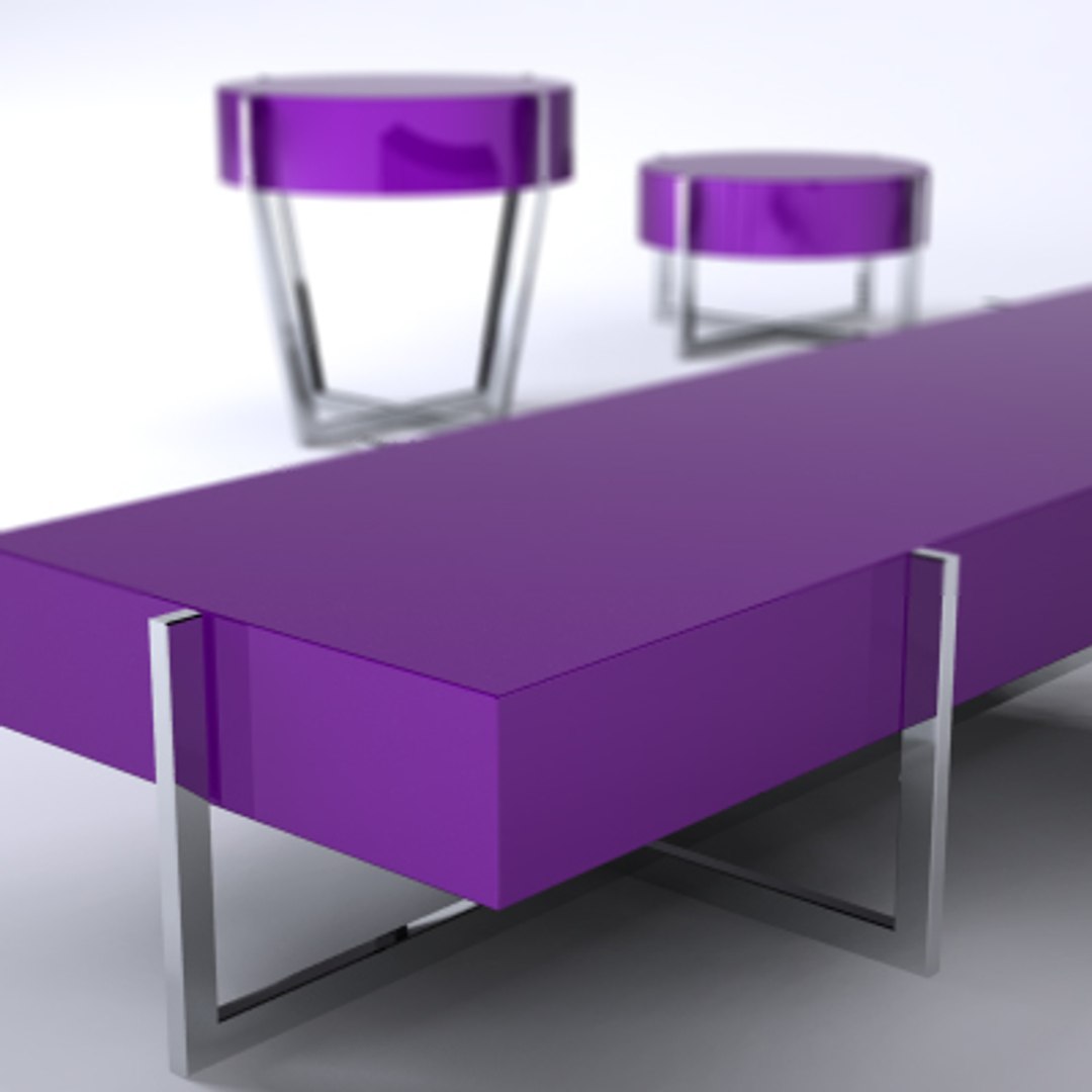 set spider tables 3d model