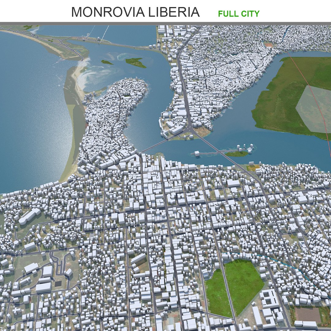 Monrovia Liberia 3D Model - TurboSquid 2114060