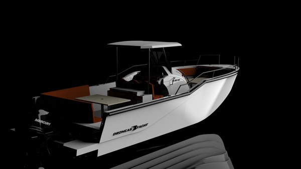 modelo 3d Barco de pesca-Dc-28 Dromeas Yate - TurboSquid 2005366