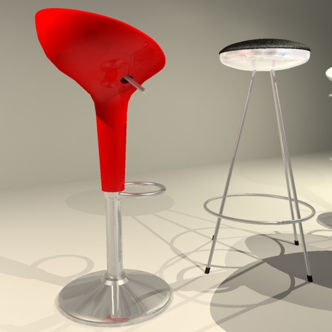 3ds Max Stools Bombo Ovni