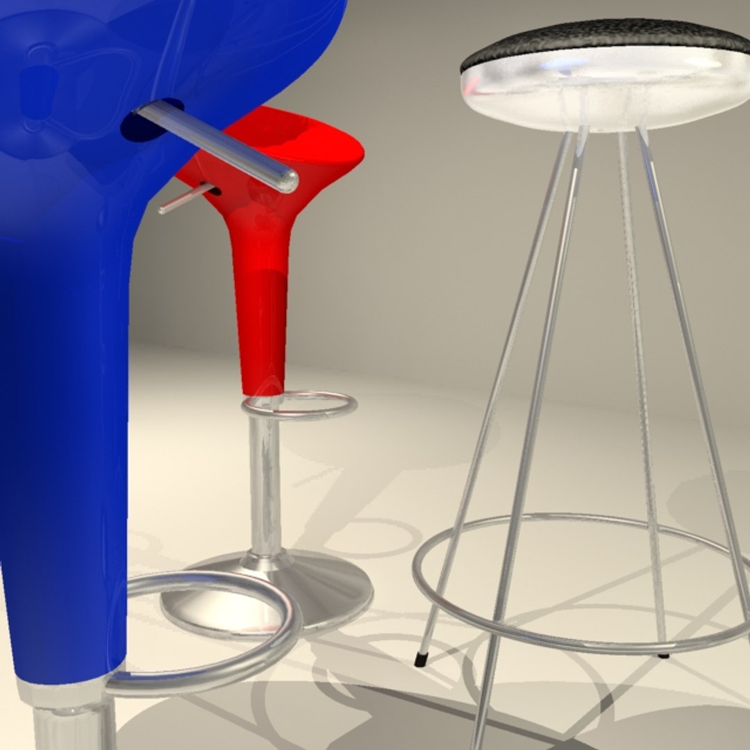 3ds Max Stools Bombo Ovni