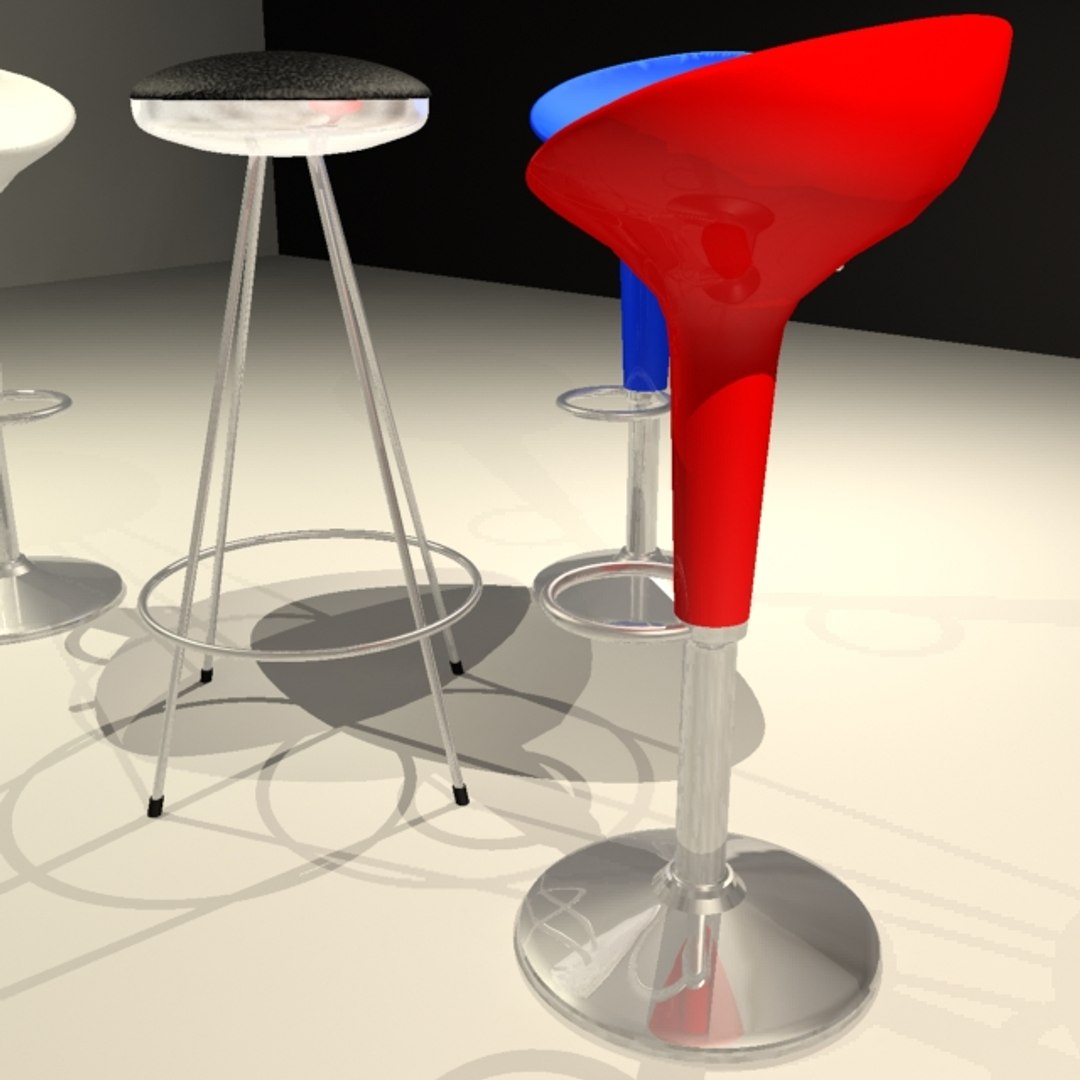 3ds Max Stools Bombo Ovni