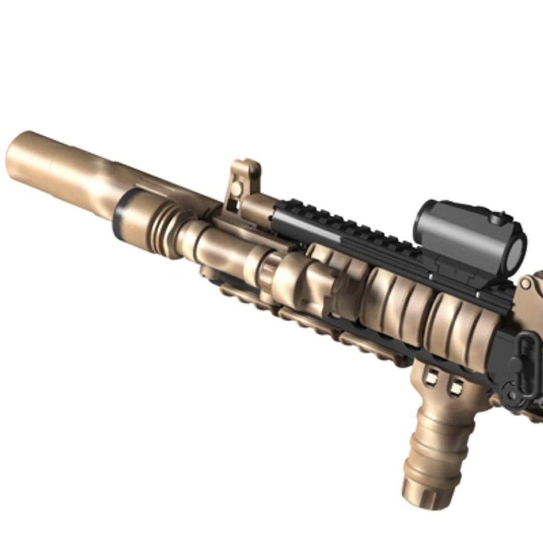 3d Ak Rifle Custom Assault Model