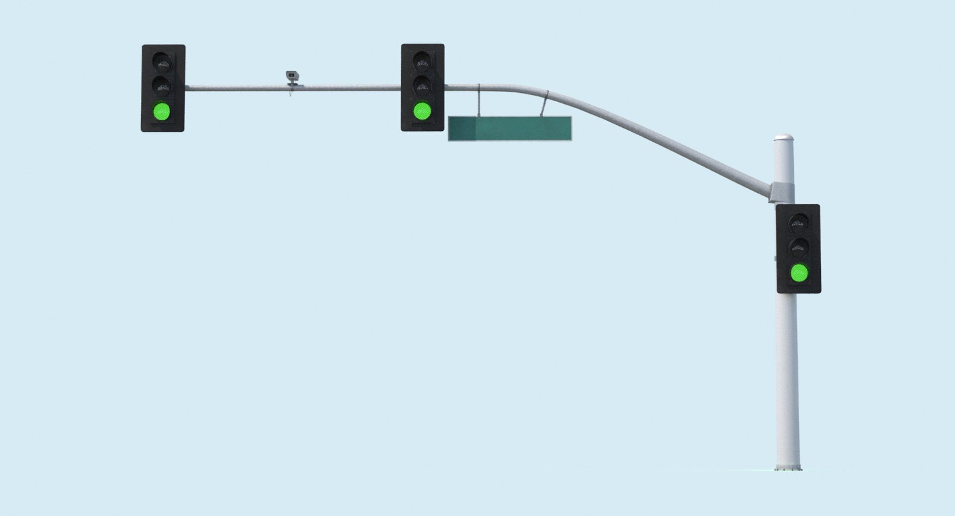 Long Stop Light 3d Max