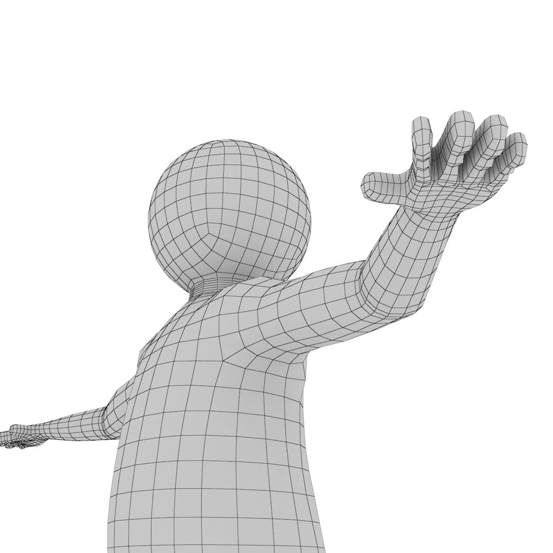 3d Model Rigged Dummy Man