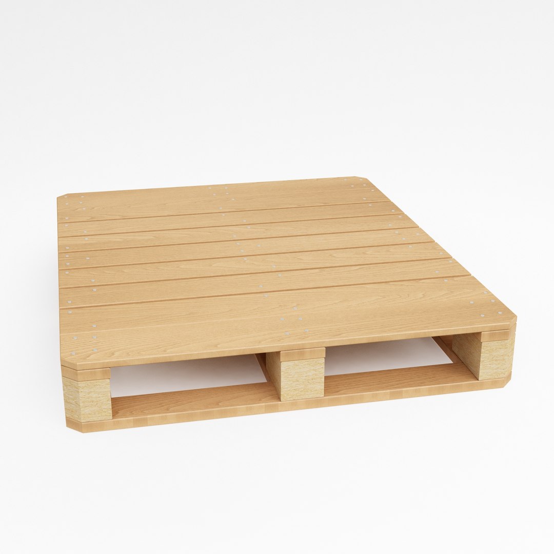 Wood Pallet 3d Model