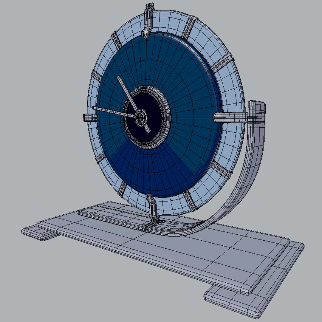 3ds Blue Glass Art Deco