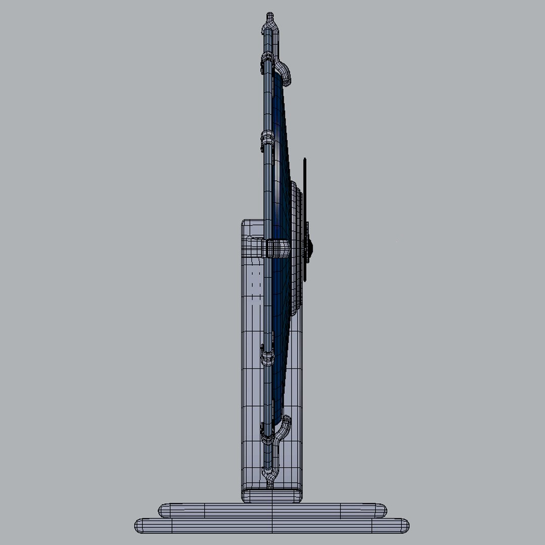 3ds Blue Glass Art Deco