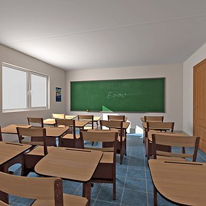 Classroom Maya Models for Download | TurboSquid