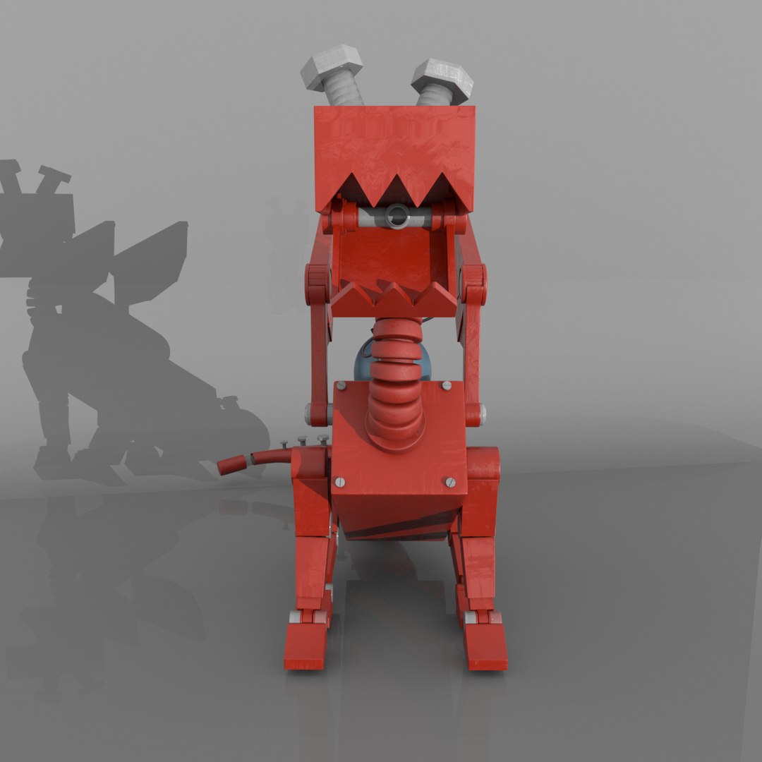 Mech dragon creature model - TurboSquid 1242039