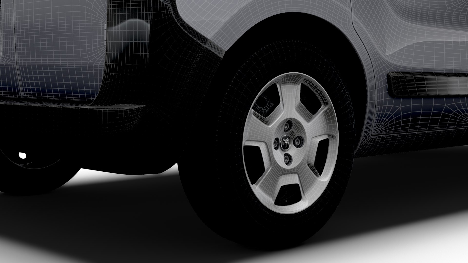 3D RAM V700 City Van 2023 Model - TurboSquid 2193426