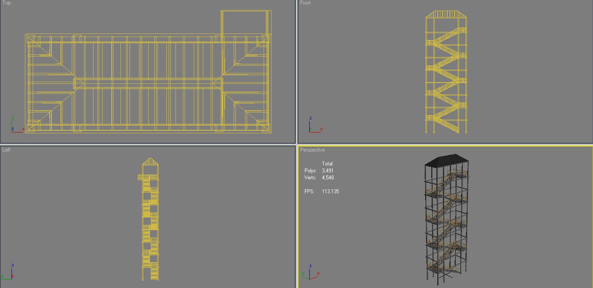 3D Industrial Element Model - TurboSquid 1218490