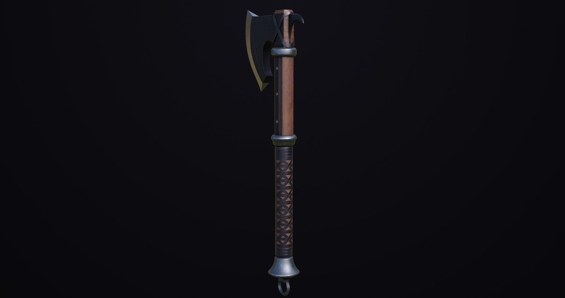 3D Battle Axe 14 Blue Handle All PBR Unity UE Textures - TurboSquid 2060134