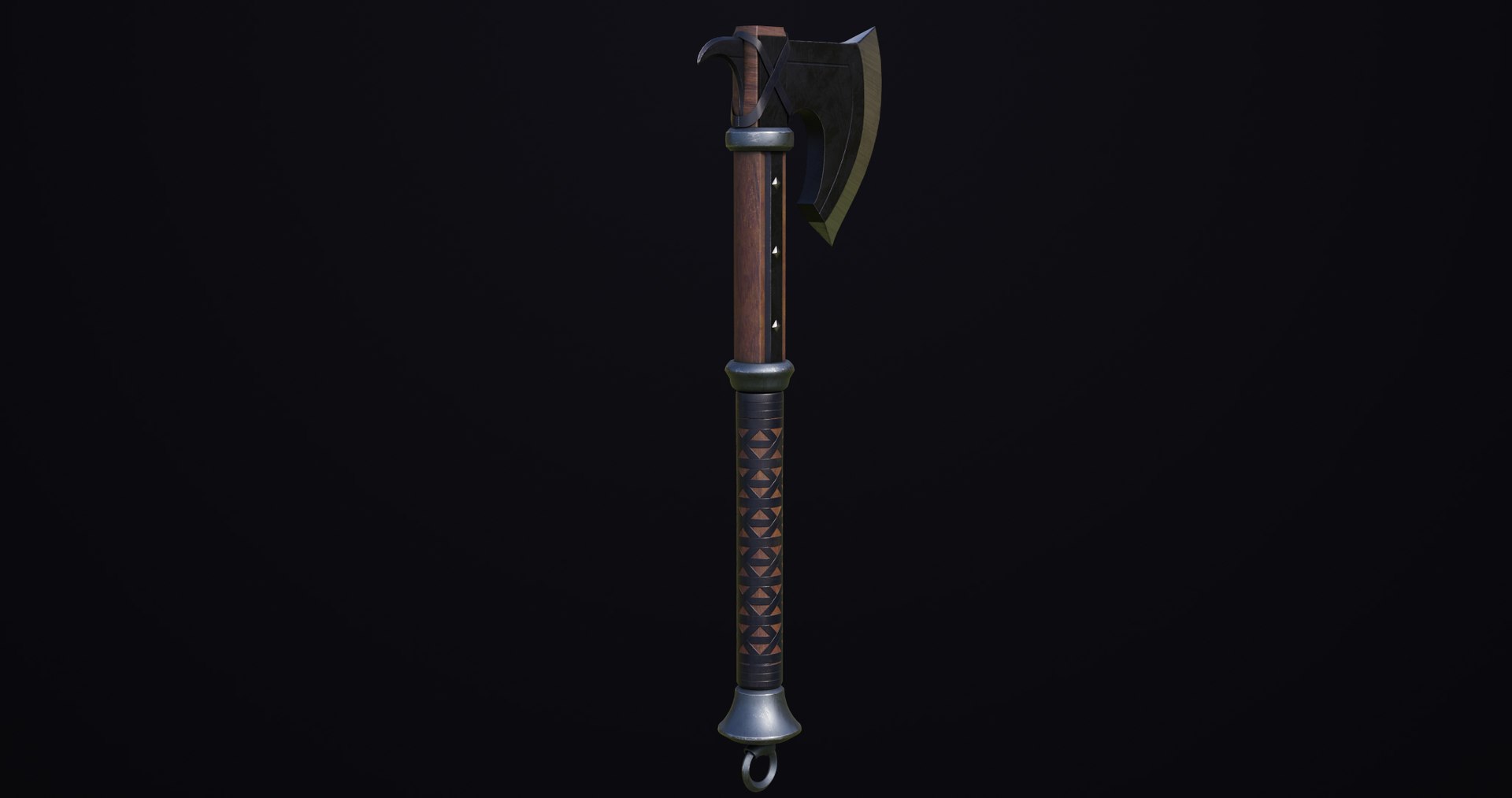 3D Battle Axe 14 Blue Handle All PBR Unity UE Textures - TurboSquid 2060134