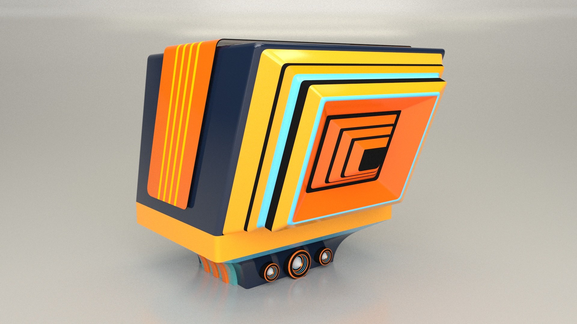 3D Game Character Robot Head - TurboSquid 1792052