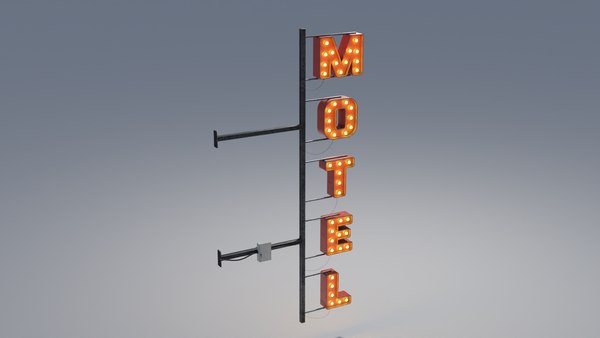 Motel Sign 3D Models for Download | TurboSquid