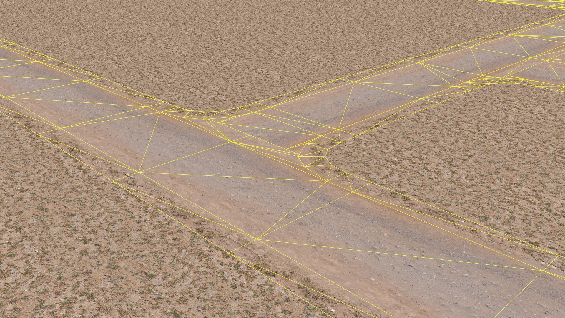 3D Sand Roads Pack Low Poly Model - TurboSquid 1824024