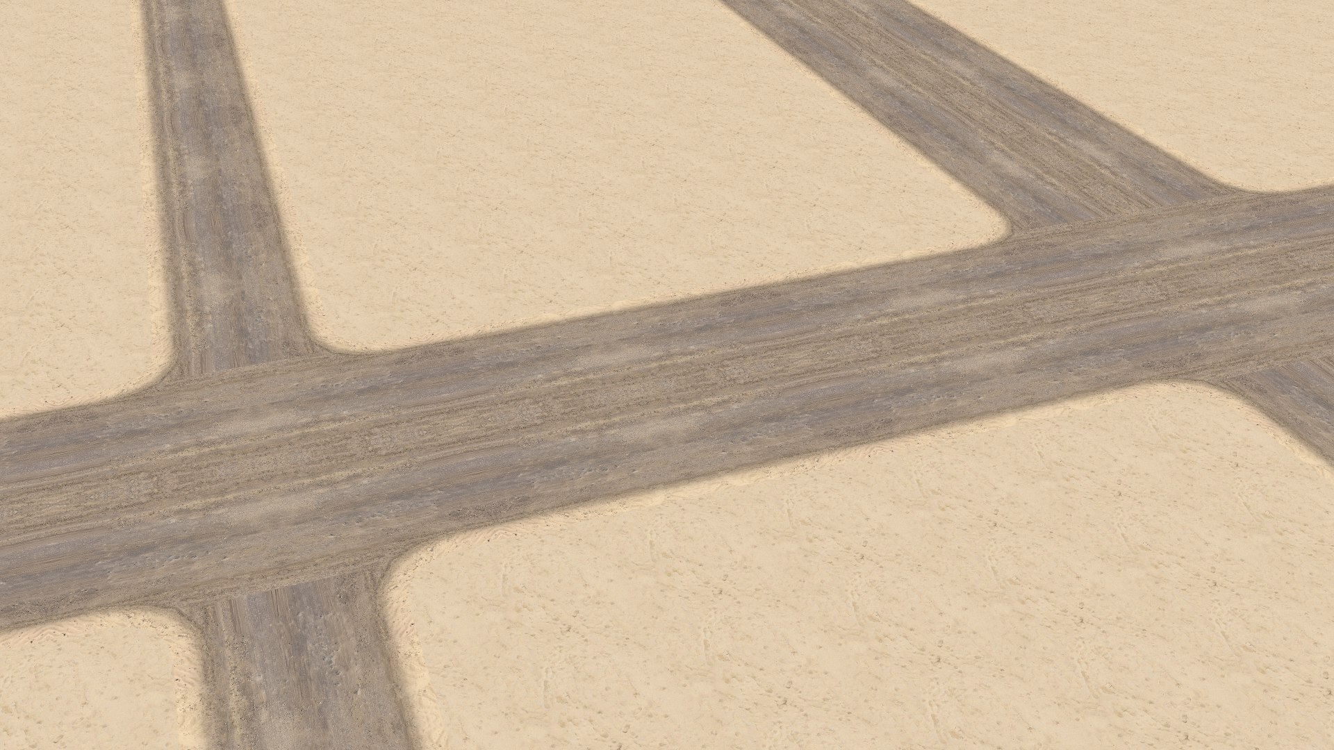 3D Sand Roads Pack Low Poly Model - TurboSquid 1824024
