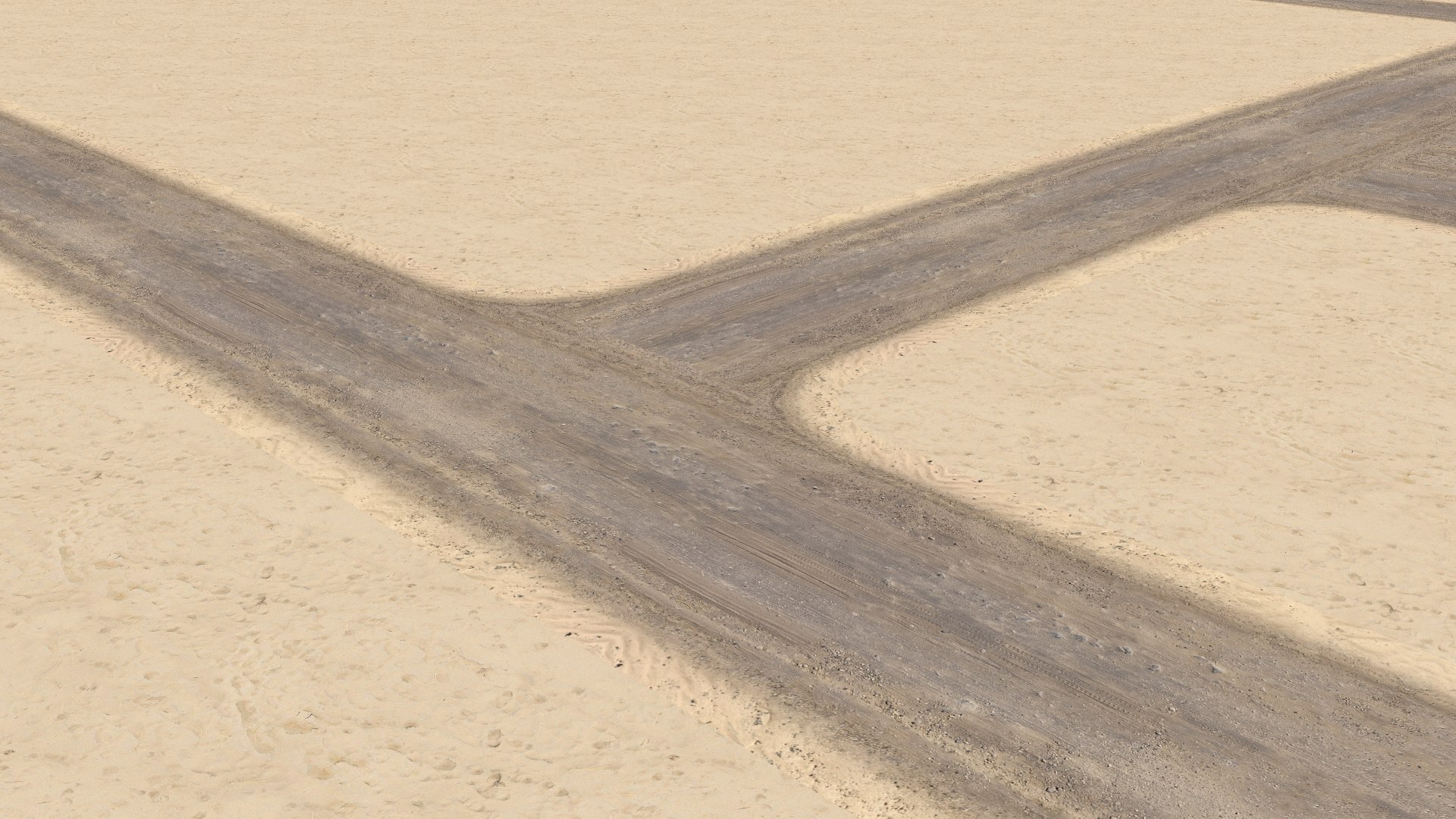 3D Sand Roads Pack Low Poly model - TurboSquid 1824024