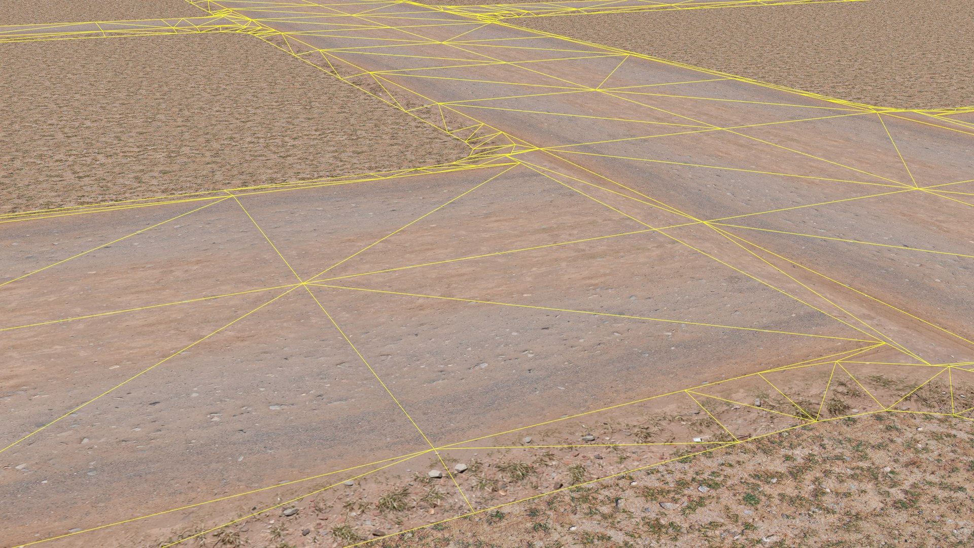3D Sand Roads Pack Low Poly Model - TurboSquid 1824024
