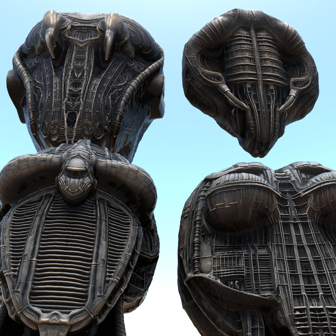 Alien spaceships Sci Fi Pack 4 3D model - TurboSquid 2067919