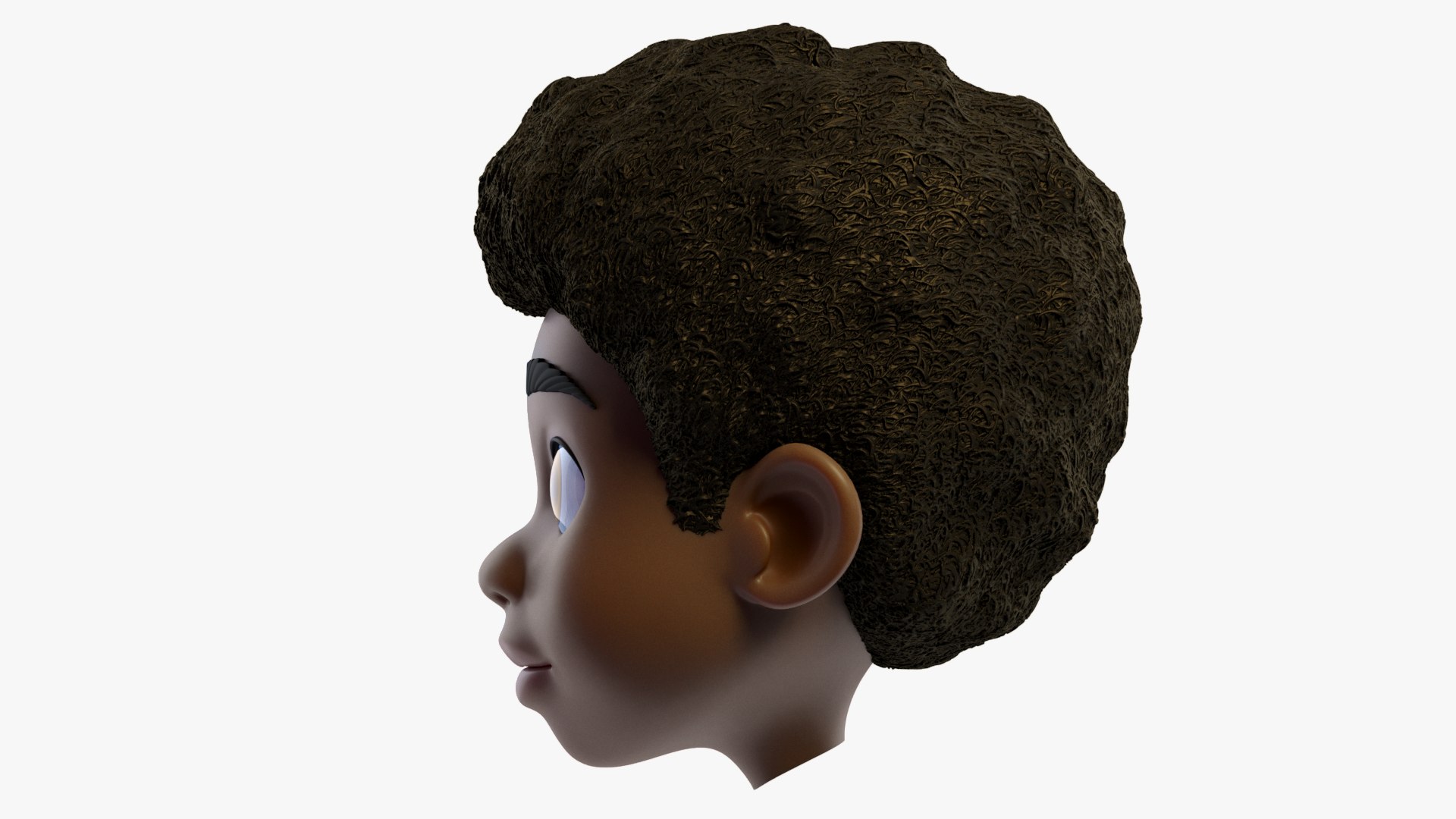 Cartoon Boys Head Character 3D Model - TurboSquid 1644779