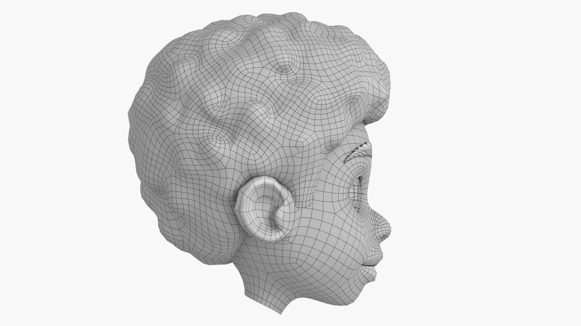 Cartoon boys head character 3D model - TurboSquid 1644779