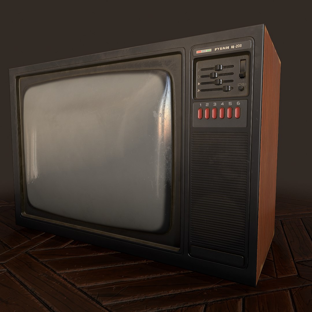 3D Old Tv Model - TurboSquid 1315310